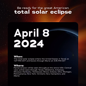 Lunt Solar Systems Junior Size Premium CE & ISO Certified Eclipse Glasses, Pack of 100