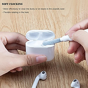 Cleaner Kit for Airpods Cleaning kit for Airpod Phone Cleaner Pen with Brush for Bluetooth Earbuds Keyboard Cellphones Wireless Earphones Laptop Camera 08E