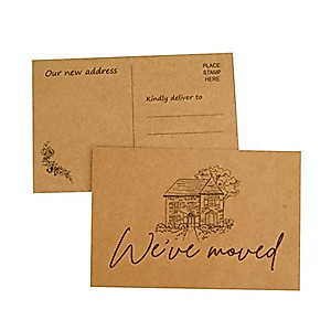 RXBC2011 We've moved postcards moving announcement cards Pack of 50