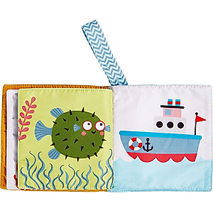 HABA Marine World Fabric Book - Machine Washable First Reader