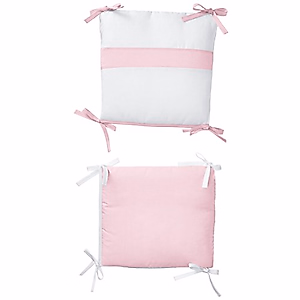 Baby Doll Bedding Junior Rocking Chair Cushion Pad Set for Child/Toddler Rocker, Pink