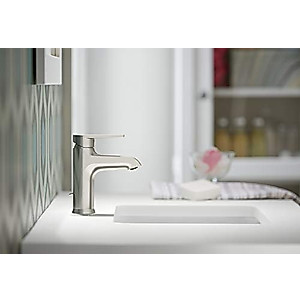 KOHLER 97060-4-BN Hint Single Control Faucet, Vibrant Brushed Nickel