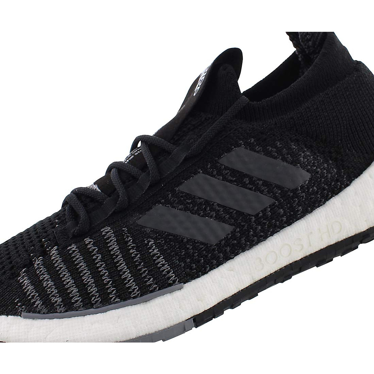 adidas Originals Women's PulseBOOST HD Running Shoe, Black/Grey/Grey, 10 M US