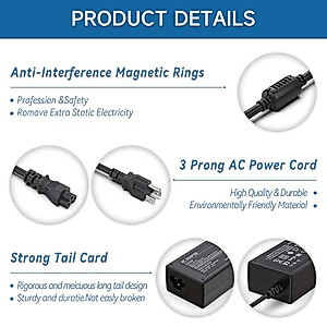 65W N15Q9 N15Q8 19V 2.37A Laptop Charger for Acer Chromebook CB3-532 C720 C740 C731 11 R11 R13 14 15 CB3 CB5 CB3-431 CB5-132T CB3-131 A13-045N2A PA-1450-26 Aspire 5 A515-54 A515-46-R14K Power Cord