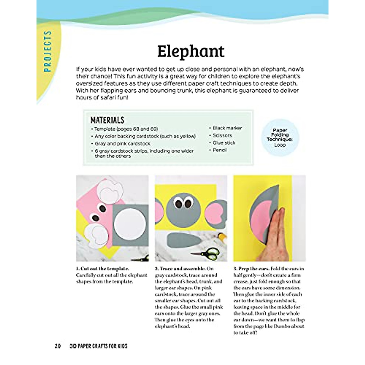 3D Paper Crafts for Kids: 26 Creative Projects to Make from A–Z (Happy Fox Books) Practice the ABCs while Making Adorable Giraffes, Kites, Apples, Unicorns, Zebras, and More, for Children Ages 4-8