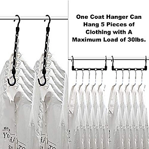 Closet Organizers and Storage,12 Pack Sturdy Closet Organizer Hanger for Heavy Clothes,Upgraded Closet Storage Space Saving Hangers,Magic Closet Organization Clothe Hanger,College Dorm Room Essentials