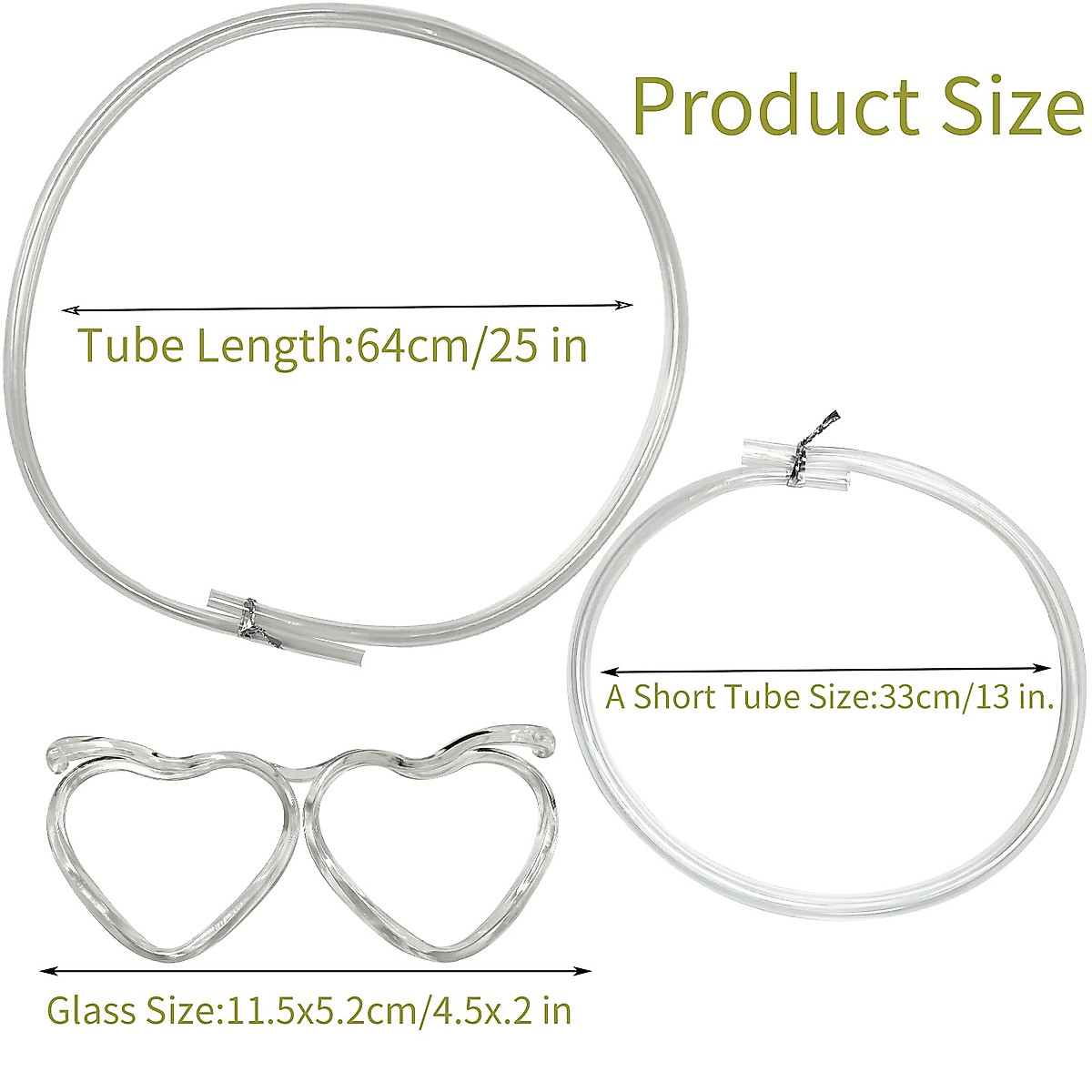 LHTHT Eye Straws,Straw Glasses,Silly Straws in Three Styles,Reusable Novelty and Creative Straws,Perfect Party Supplies,Birthday Supplies