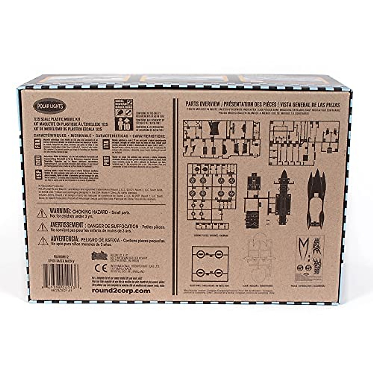 POLAR LIGHTS Speed Racer Mach V 1:25 Scale Model Kit