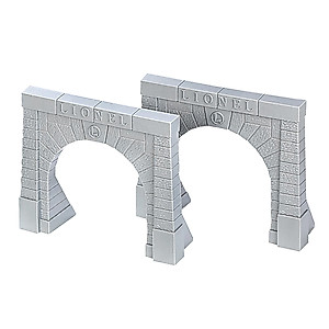 Lionel Railroad Tunnel Portals Model Train Structure Accessory Two Pack (612896)