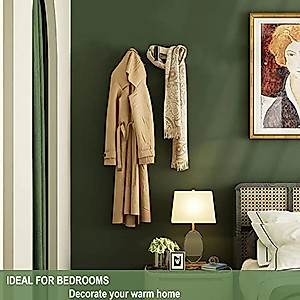 Lckaien Matte Black Bathroom Towel Coat Hook Stainless Steel, 2 Pack Robe Clothes Cabinet Closet Sponges Hooks Holder Round Style Heavy Duty Wall Hook for Bathroom Kitchen Hotel Wall Mounted