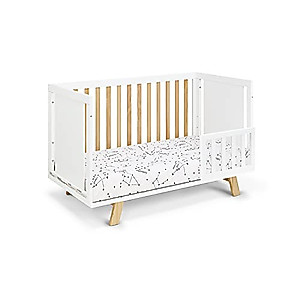 Suite Bebe Livia Convertible Crib in White & Natural