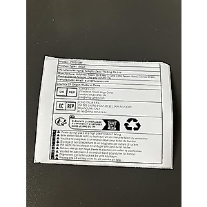 FURWOO Adjustable Salon Chair Small Rolling Stool with Wheels for Spa Salon Massage Home Office Black