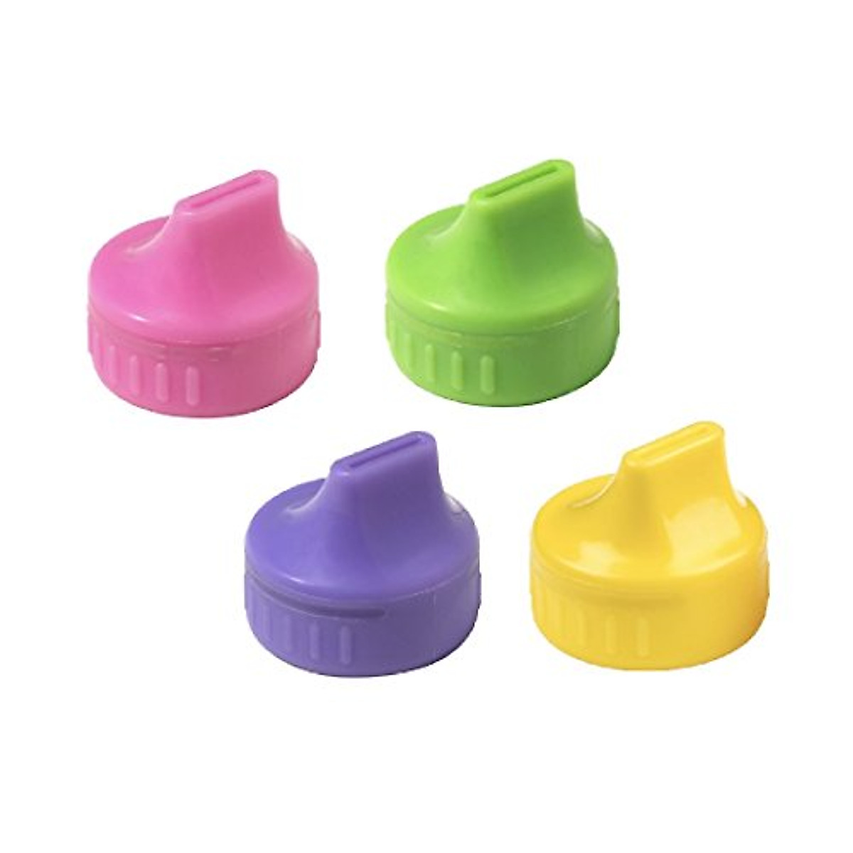 Parent Units Sipping Spout, Assorted, Water Bottles, 4 Count (Pack of 1) (Color May Vary)