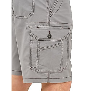 Lee Men's Extreme Motion Swope Cargo Short, Silver, 40