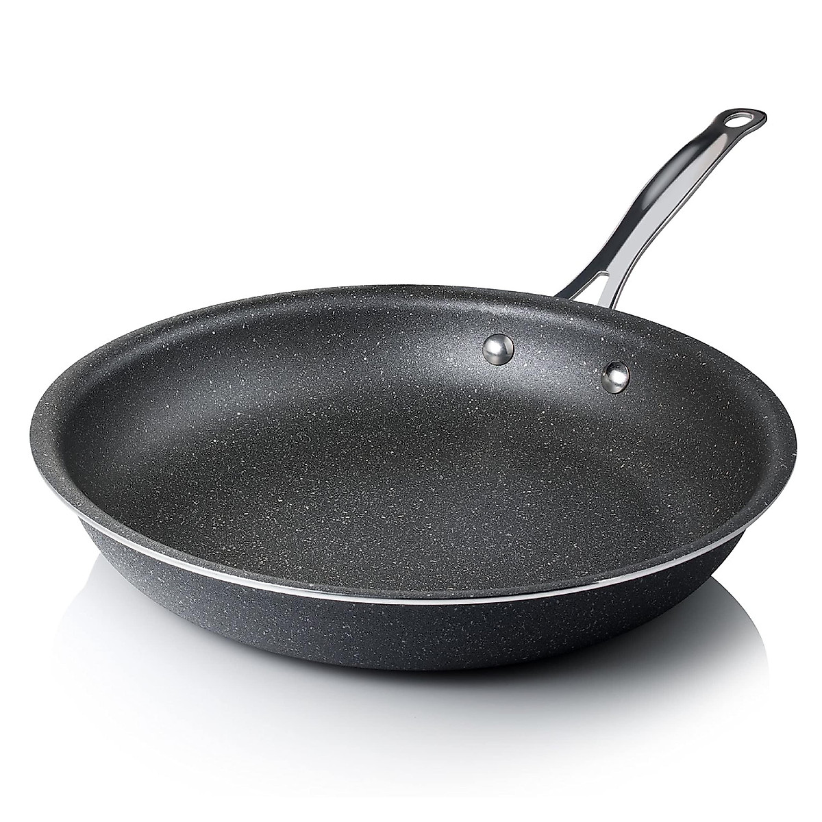 GRANITESTONE 11" Non-Stick Frying Pan with Mineral/Diamond Coating for Long Lasting Nonstick Skillet for Cooking with Stay Cool Handles, Oven/Dishwasher Safe, Non-toxic