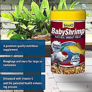 Tetra BabyShrimp 0.35 Ounce, Natural Shrimp Treat For aquarium Fish (033197)
