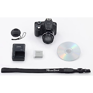 Canon PowerShot SX50 HS 12MP Digital Camera with 2.8-Inch LCD (Black) - International Version (No Warranty)