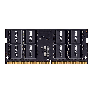 PNY Performance 8GB DDR4 DRAM 3200MHz (PC4-25600) CL22 (Compatible with 2933MHz, 2666MHz, 2400MHz or 2133MHz) 1.2V Notebook/Laptop (SODIMM) Computer Memory Kit – MN8GSD43200-TB