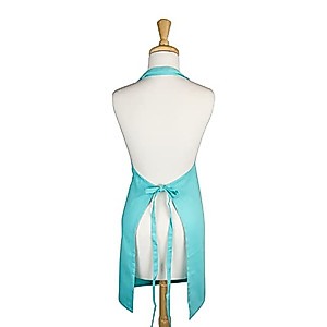 DII Everyday Basic Kitchen Collection, Chef Apron, Aqua