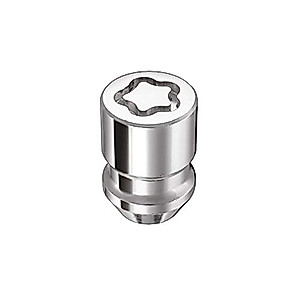 McGard 24154 Chrome Cone Seat Wheel Locks (M12 x 1.25 Thread Size) - 4 Locks / 1 Key