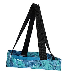 LABRIMP Shopping Bag with Wheels Collapsible Grocery Bag Trolley Bag with Wheel Grocery Storage Pouch Hand Cart Foldable Shopping Bag for Groceries Shopping Cart Fruit Oxford Cloth