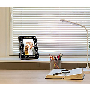 Hohomark First Mothers Day Picture Frames for Mom from Baby, Mommy and Me 1st Mothers Day Photo Frames, 6"x8", Black Wood Frame, Holds 3.5"x5.5" Photo