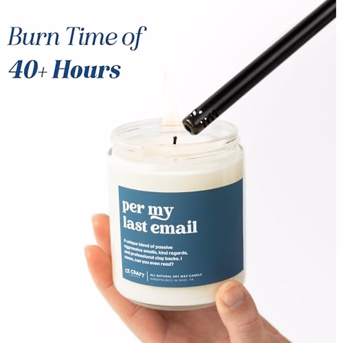 CE Craft - Smells Like A Browns Win Candle - Football Themed Candle, Gift for Dad, Gift for Son, Ohio Gift, Ohio Themed Candle, Gift for Him (Iced Vanilla Woods)