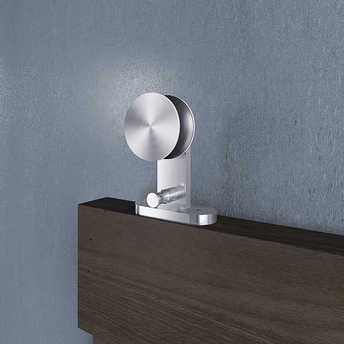 EaseLife Modern Sliding Barn Door Hardware Hangers,Stainless Steel,2 Pcs