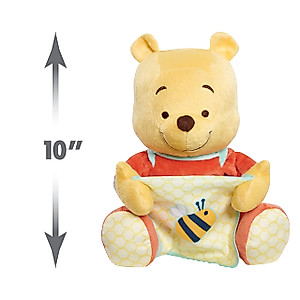Disney Baby Hide-and-Seek Winnie The Pooh Interactive Plush, Officially Licensed Kids Toys for Ages 09Month by Just Play