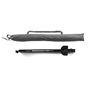 Sport-Brella Umbrella with Holder and Stand That Fits into Trailer Hitch for Tailgates, Grey