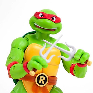 Loyal Subjects - BST AXN Teenage Mutant Ninja Turtles Raphael 5 Action Figure (Net)