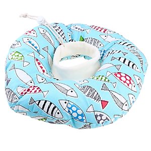 Balacoo Pet Recovery Collar Cat Recovery Collar Cat Cone Collar Cat Cones After Surgery Fish Pattern Soft
