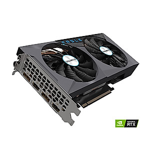 GIGABYTE GeForce RTX 3060 Eagle OC 12G (REV2.0) Graphics Card, 2X WINDFORCE Fans, 12GB 192-bit GDDR6, GV-N3060EAGLE OC-12GD Video Card