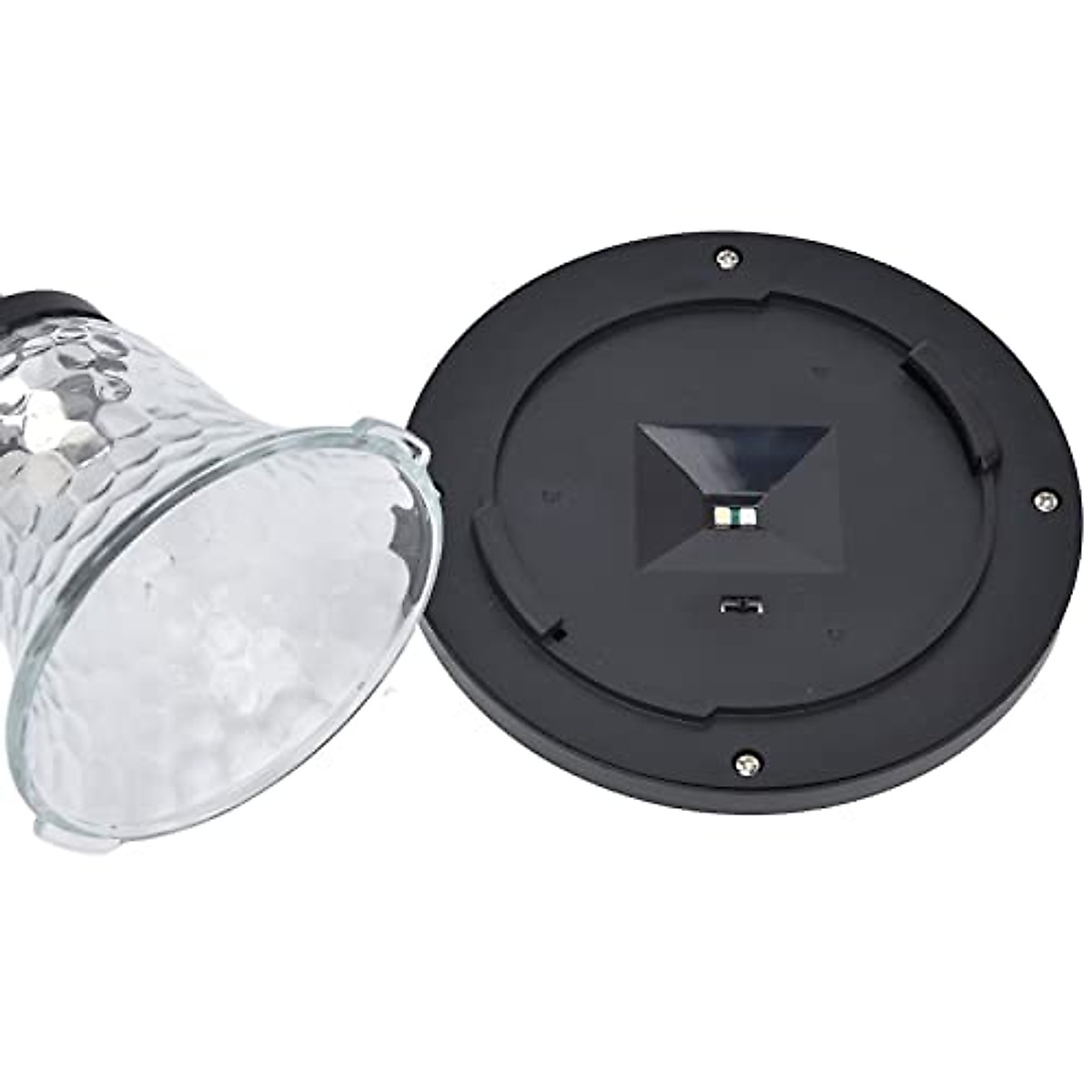 Pathway Lamp, IP65 Waterproof Dual Modes Solar Lawn Light Convenient Efficient Ground Stake Glass for Sidewalk