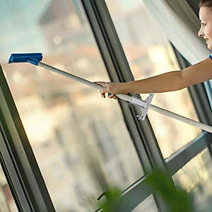 jojofuny Broom Handle Bracket with Broom Handle Adapter and Handle Mounting Brackets, Pole Handle Adapter Broom Head Bracket Connecting