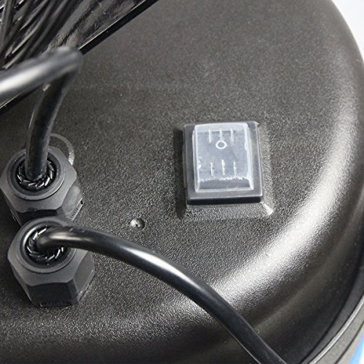 Ventamatic CDMP 1420BLU 14" Premium Misting Fan, 20 Gal Cooler, Blue/Black