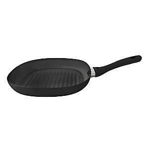 HUDSON Grill pan Aluminium with black non-Stick 10 in, Dishwasher Safe