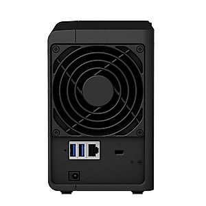 Synology DiskStation DS218 NAS Server with RTD1296 1.4GHz CPU, 2GB Memory, 8TB HDD Storage, 1 x 1GbE LAN Port, DSM Operating System