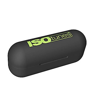 ISOtunes Free True Wireless Earplug Earbuds, 22 dB Noise Reduction Rating, 21 Hour Battery, Noise Cancelling Mic, OSHA Compliant Bluetooth Hearing Protector (Safety Green)
