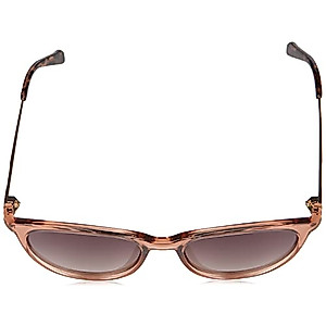 Fossil Women's Female Sunglasses Style FOS 3127/S Cat Eye, Brown/Polarized Brown Gradient, 54mm, 18mm