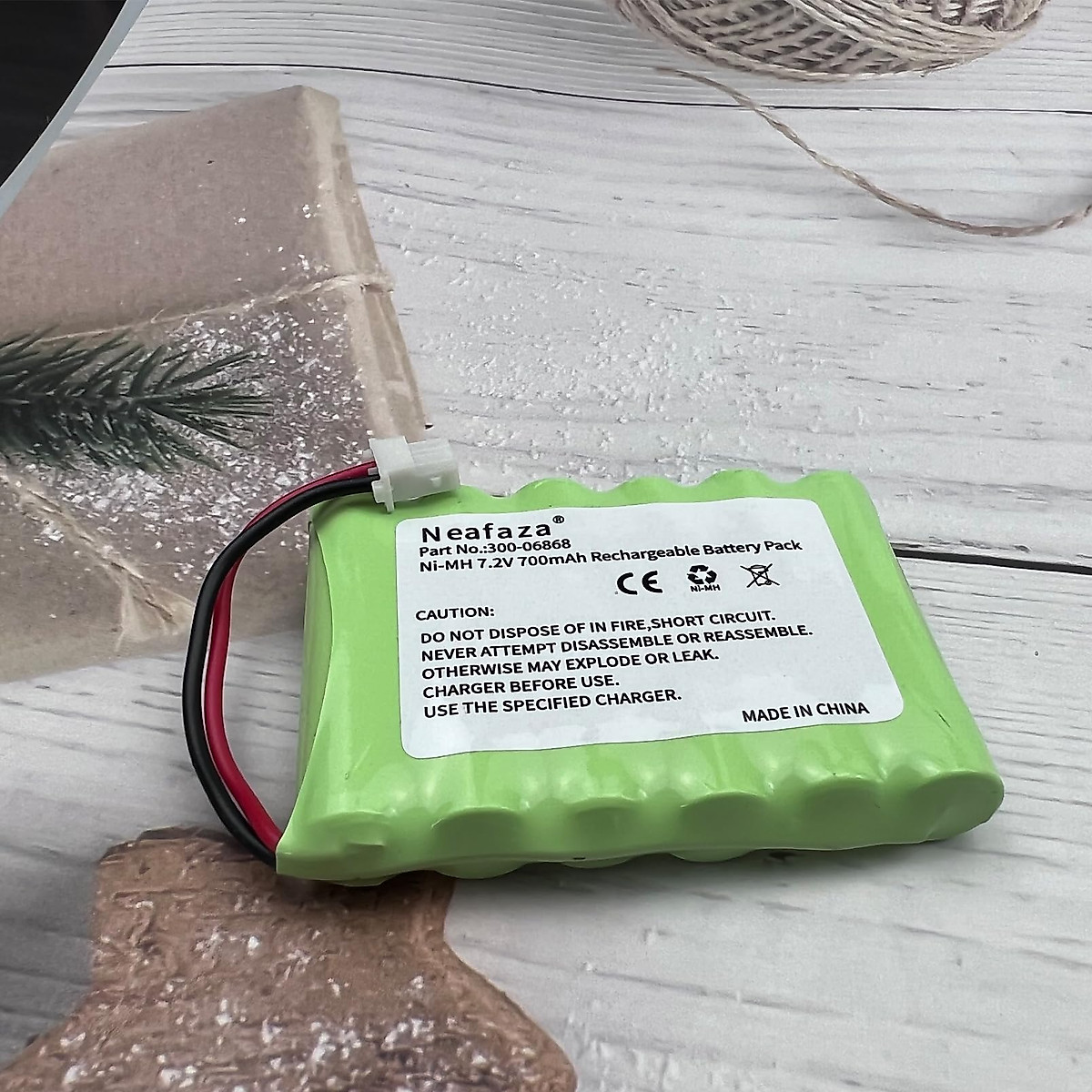 NEAFAZA 300-06868 Battery 7.2V 700mAh Compatible with Touchpad Home Security Intrusion WLTP100 8DLLKP500 8DLTSSCBASE1 8DLWLTP100 Lyric TSS Keypad