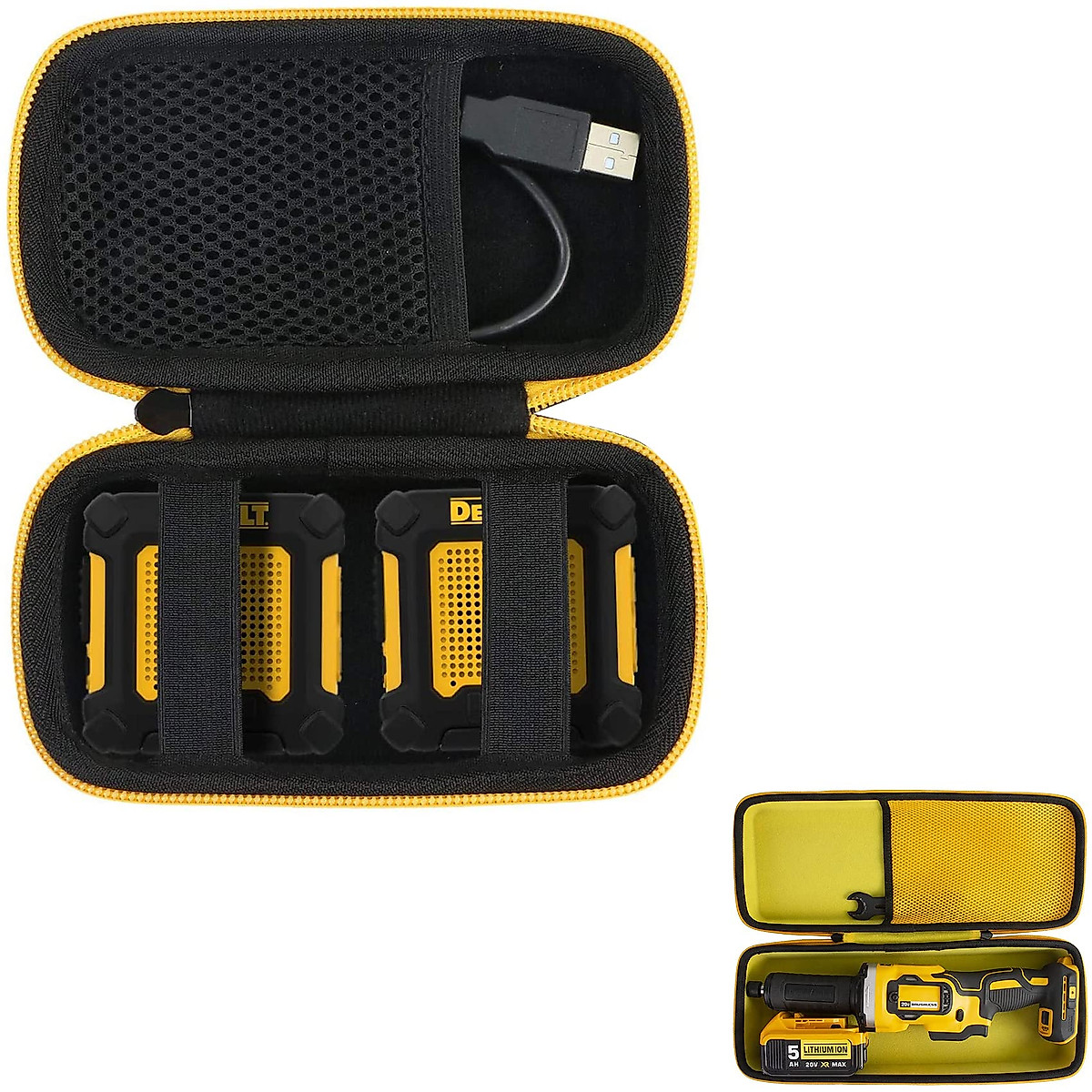 khanka Dewalt Walkie Talkies and Die Grinder Case Replacement for Dewalt DXFRS220 / DCG426B