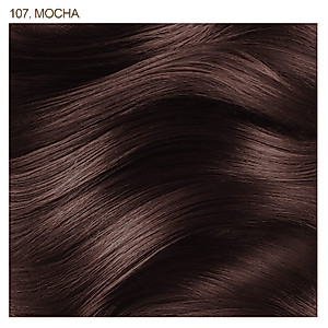 Adore Semi Permanent Hair Color - Vegan and Cruelty-Free Brown Hair Dye - 4 Fl Oz - 107 Mocha (Pack of 1)