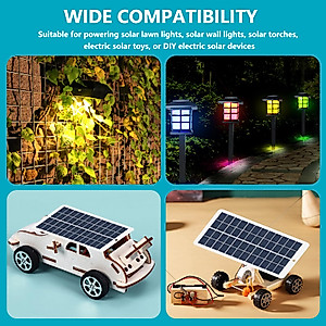 Maxmartt Solar Charger,15W Portable Solar Panel 12V Solar Battery Trickle Charger Maintainer Solar Cells Battery Charger (with Battery Clip)