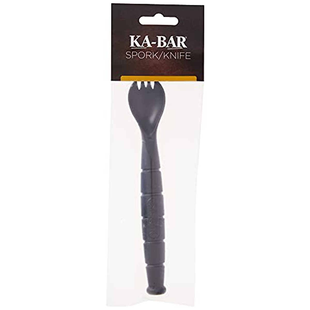 Ka-Bar Tactical Spork (Spoon Fork Knife) Tool 9909 Black, 1 Pack