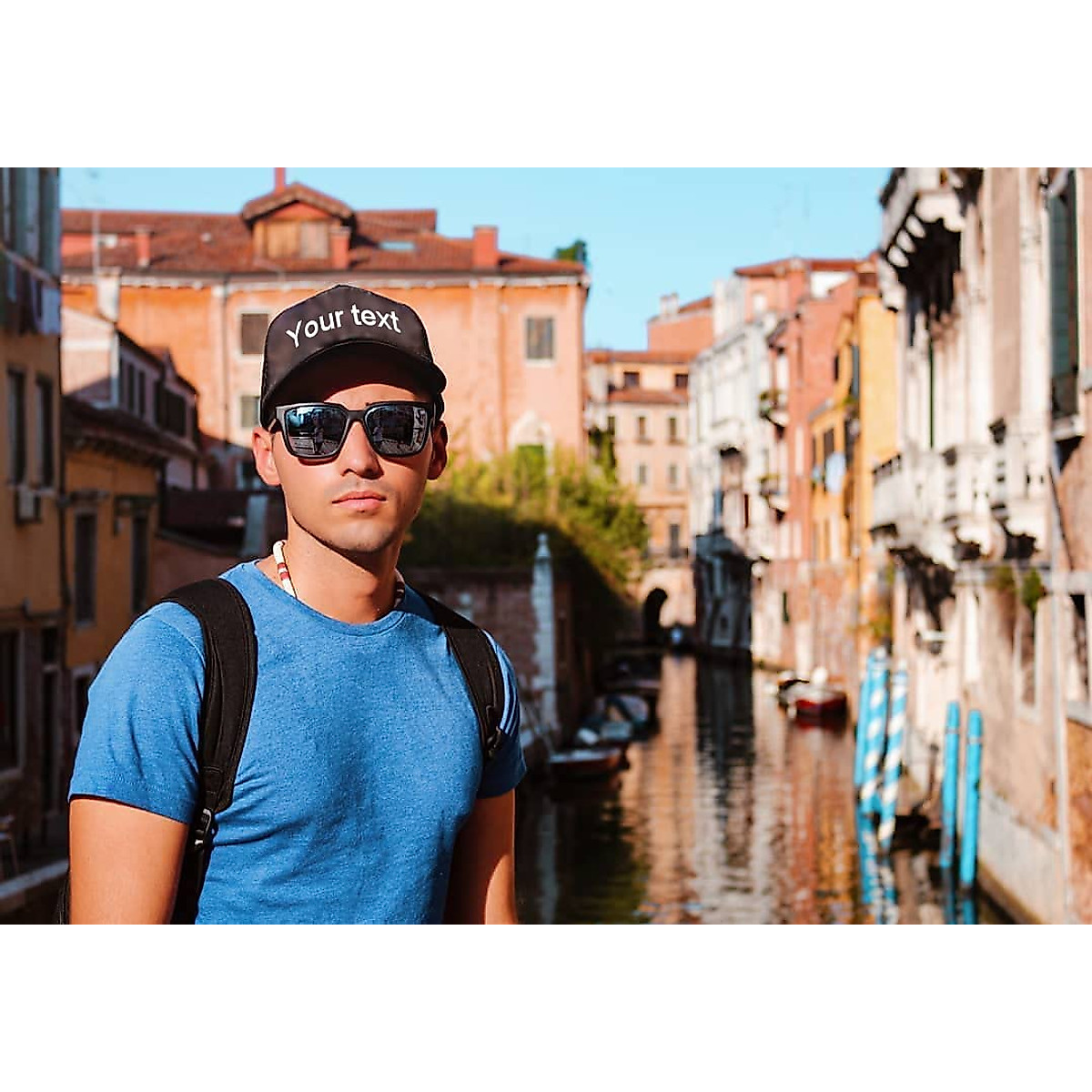 Custom Embroidered Baseball Hat Your Own Text Curved Bill Adjustable Metal Back Personalized Dad Hats