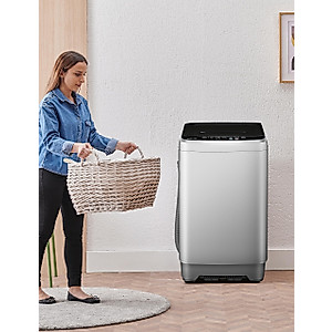 Portable Washing Machine - Compact 2.3 Cu.ft Portable Washer, Full-Automatic Top Loader for Space Saving, Ideal for Apartments, Homes, and Dorms, 10 Wash Cycles, Low Noise, IPX4