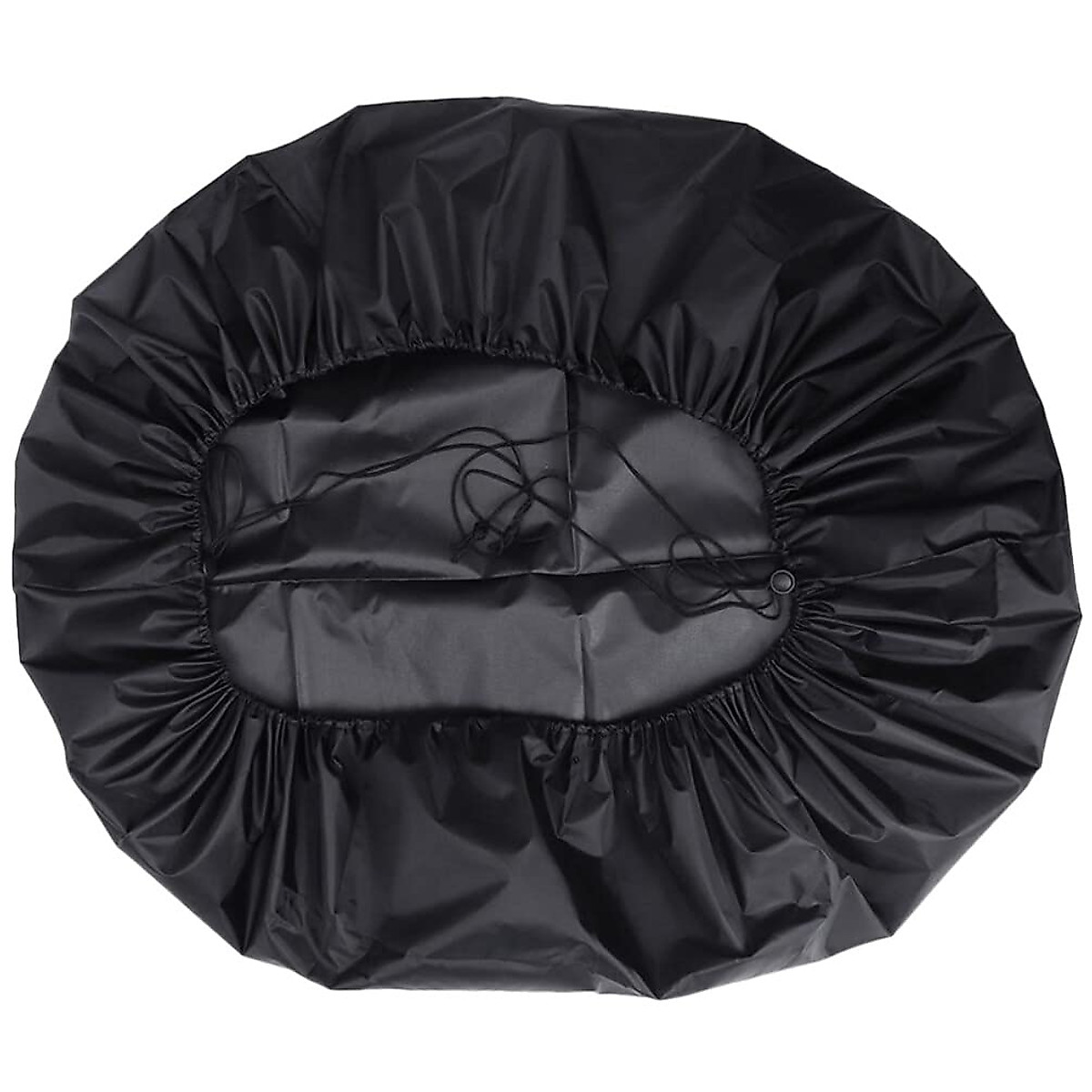 DOITOOL Outdoor Fire Pit Cover Round for Fire Pit 24 Inch, Heavy Duty Oxford Cloth Anti Full Coverage Patio Fire Pit Cover, Fireplace Cover with Drawstring Closure