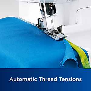 Brother Serger, 1034D, Heavy-Duty Metal Frame Overlock Machine, 1,300 Stitches Per Minute, Removeable Trim Trap, 3 Included Accessory Feet,White