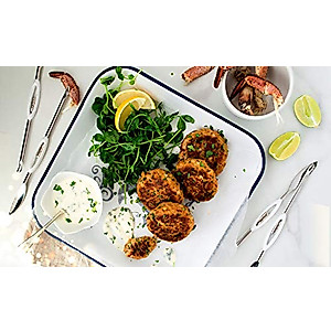 Zyliss Seafood Picks - Seafood Spoon & Fork - Stainless Steel Utensils - Dual-Ended Picks & Seafood Tools - Kitchen Tool & Gadget - Dishwasher Safe - Stainless Steel